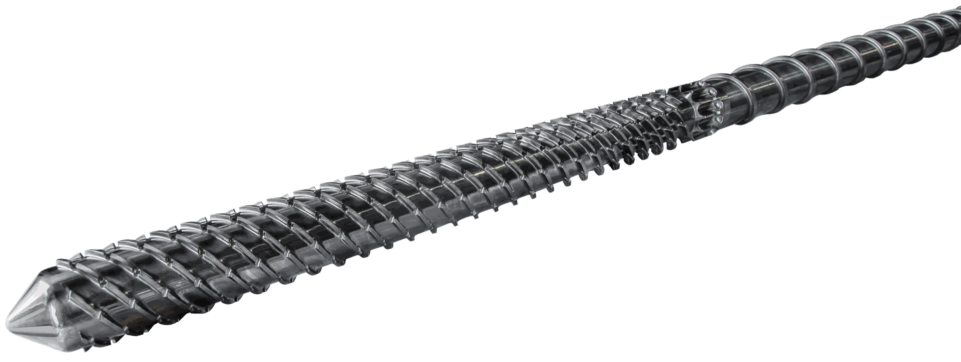 Specialized screws and barrels for professional applications